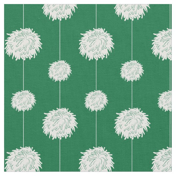 Cheer Text Pattern Fabric | Zazzle