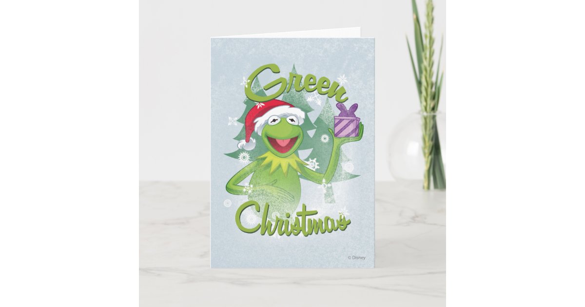 Green Christmas Holiday Card | Zazzle