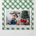 Green Christmas Tri-fold Card | Zazzle