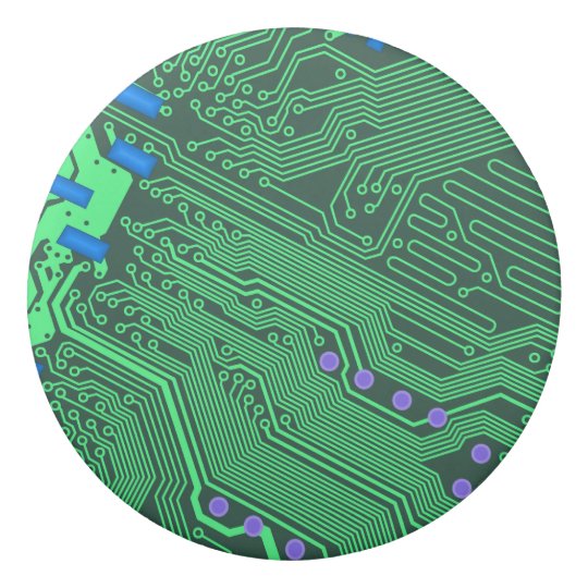 Green Circuit Board Eraser | Zazzle.com