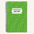 Green Composition Notebook Pattern Wallpaper | Zazzle