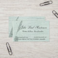 Green Design Writer Journalist Business Card | Zazzle