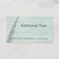 Green Design Writer Journalist Business Card | Zazzle