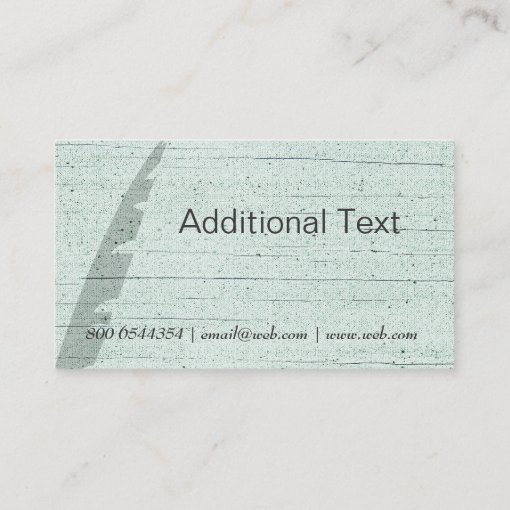 Green Design Writer Journalist Business Card | Zazzle