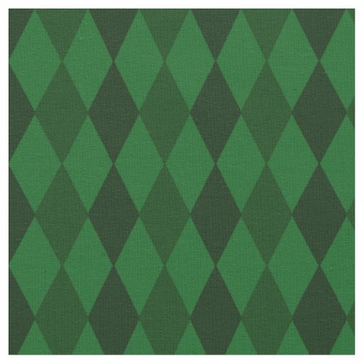Green diamond print, diamonds in green fabric | Zazzle