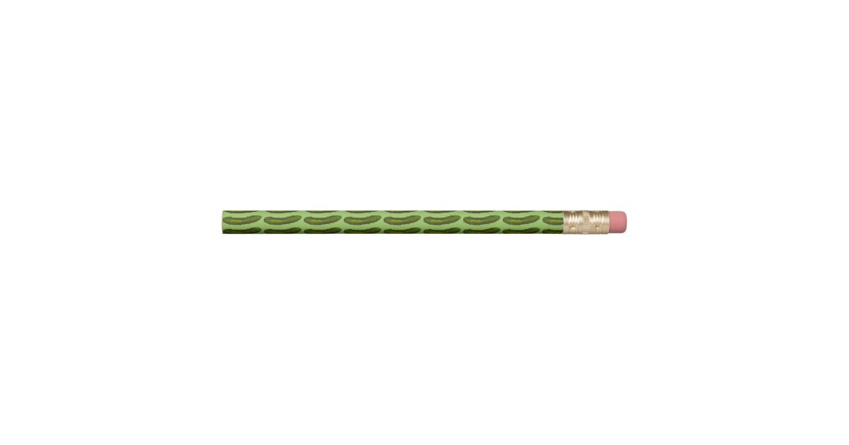 Green Dill Pickle Pickles Foodie Pencil | Zazzle