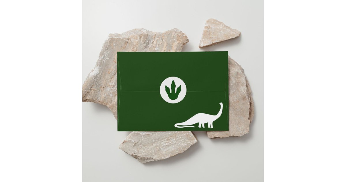 Green Dinosaur Print Round Stickers | Zazzle