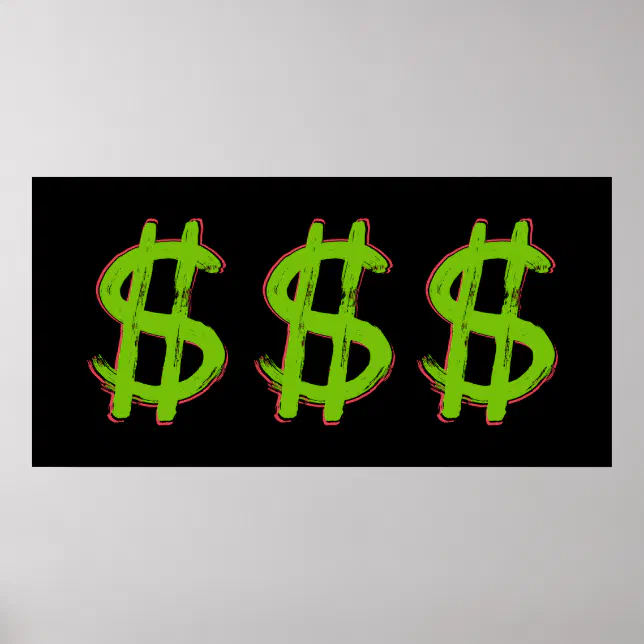Green Dollar Sign | Zazzle