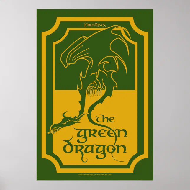 GREEN DRAGON™ POSTER | Zazzle