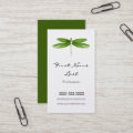 Green Dragonfly Business Card | Dragon Fly Cards | Zazzle