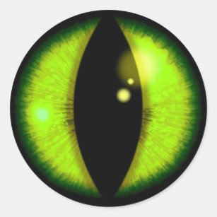 Scary Eye Stickers | Zazzle