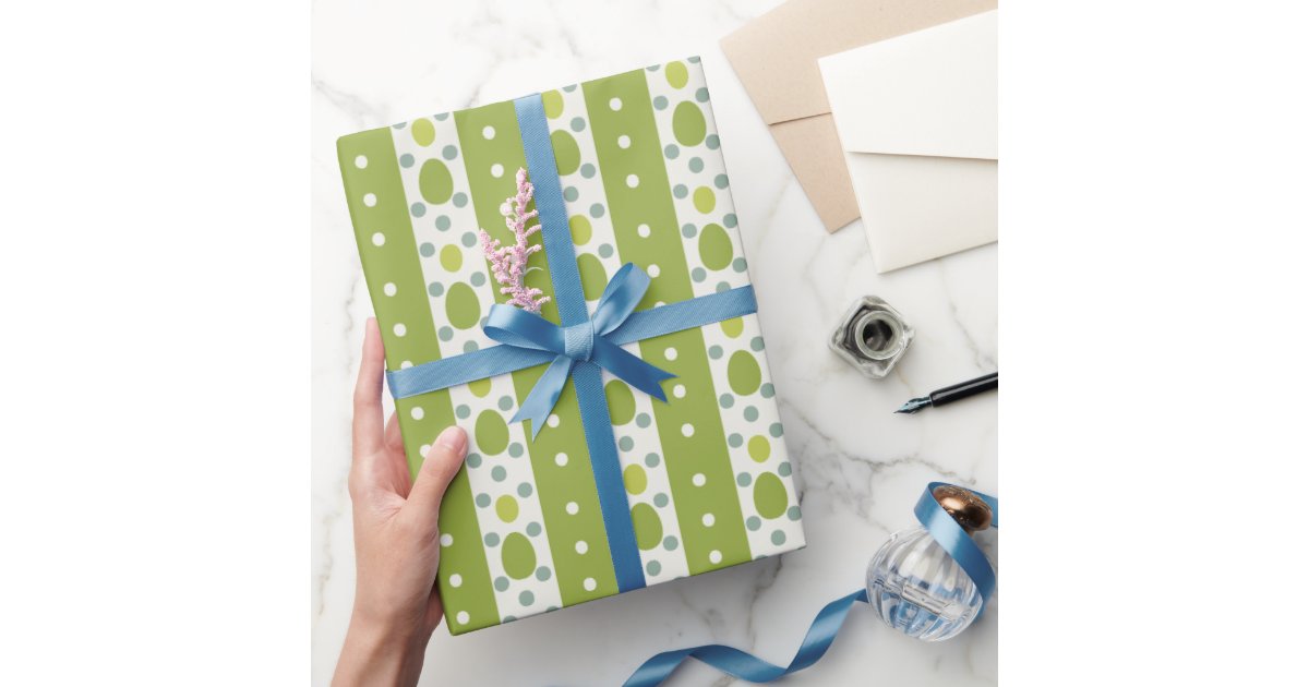 Green Eastern Pattern Wrapping Paper | Zazzle
