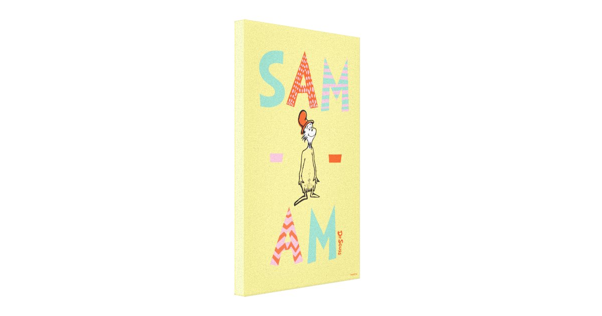 Green Eggs and Ham | Sam-I-Am Canvas Print | Zazzle