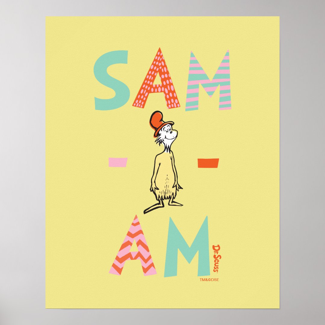 Green Eggs and Ham | Sam-I-Am Poster | Zazzle