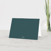 Green Elegant Script Photo Graduation Thank You Foil Greeting Card | Zazzle
