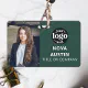 Green Employee Photo ID With QR Code Business Logo Badge | Zazzle