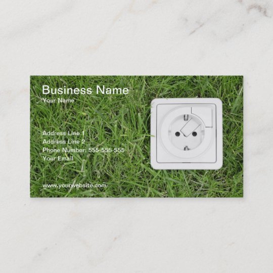Green Energy Business Card | Zazzle.com
