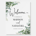 Green Eucalyptus Plant Wedding Welcome Sign | Zazzle