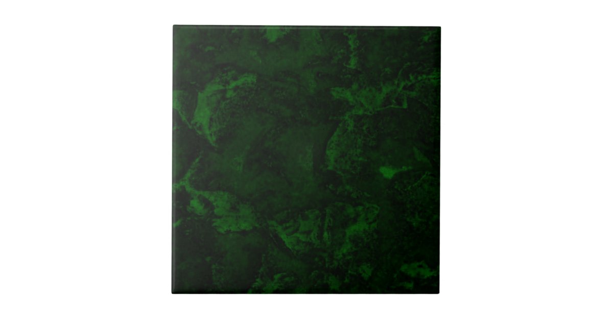 Green fake malachite tile | Zazzle