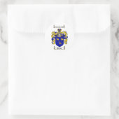 GREEN FAMILY CREST - GREEN COAT OF ARMS CLASSIC ROUND STICKER | Zazzle