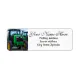 Green Farm Tractor Return Address Label | Zazzle