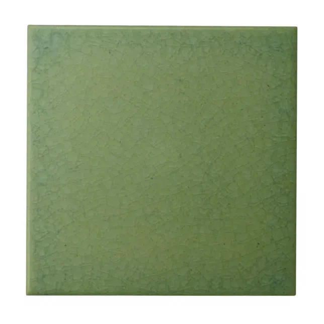Green Faux Crackle Repro Pilkington Mix & Match Ceramic Tile | Zazzle