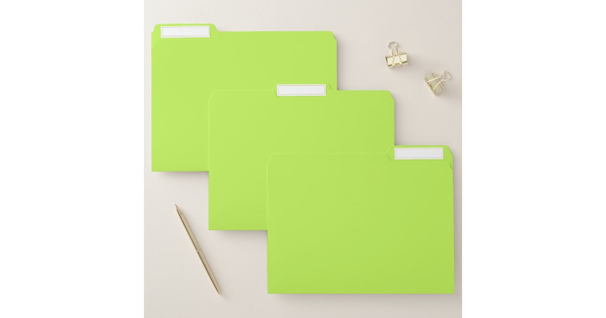 Green File Folder | Zazzle