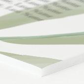 Green Foliage First Holy Communion Seating Chart Foam Board | Zazzle