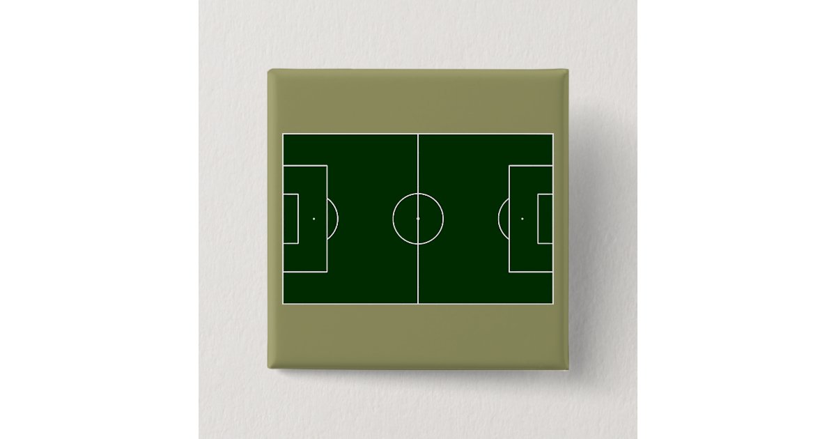 green football stadium pinback button | Zazzle