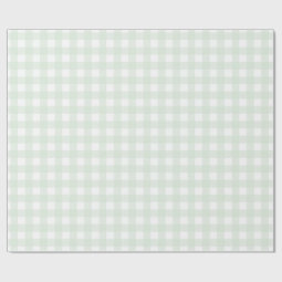 Green Gingham Wrapping Paper | Zazzle