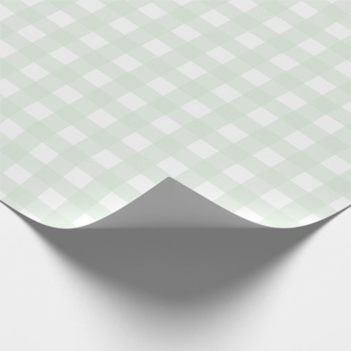 Green Gingham Wrapping Paper | Zazzle