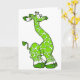 Green Giraffe Card | Zazzle