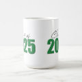 Green Glitter Class of 2025 Coffee Mug | Zazzle