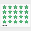Green glitter stars star sticker | Zazzle
