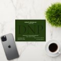 Green Gold DNP Graduation Foil Invitation | Zazzle