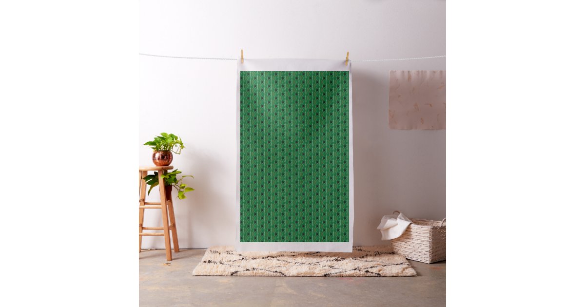 Green Gold Graduate Personalized Graduation Fabric | Zazzle