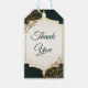 Green & Gold Moroccan Arabian Nights Wedding Favor Gift Tags | Zazzle