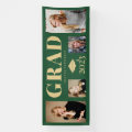 Green Gold Photo Graduate Class of 2023 Banner | Zazzle