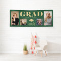 Green Gold Photo Graduate Class of 2023 Banner | Zazzle