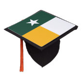 Green & Gold Texas State Flag Graduation Cap Topper | Zazzle