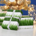 Green Grass background Wrapping Paper | Zazzle