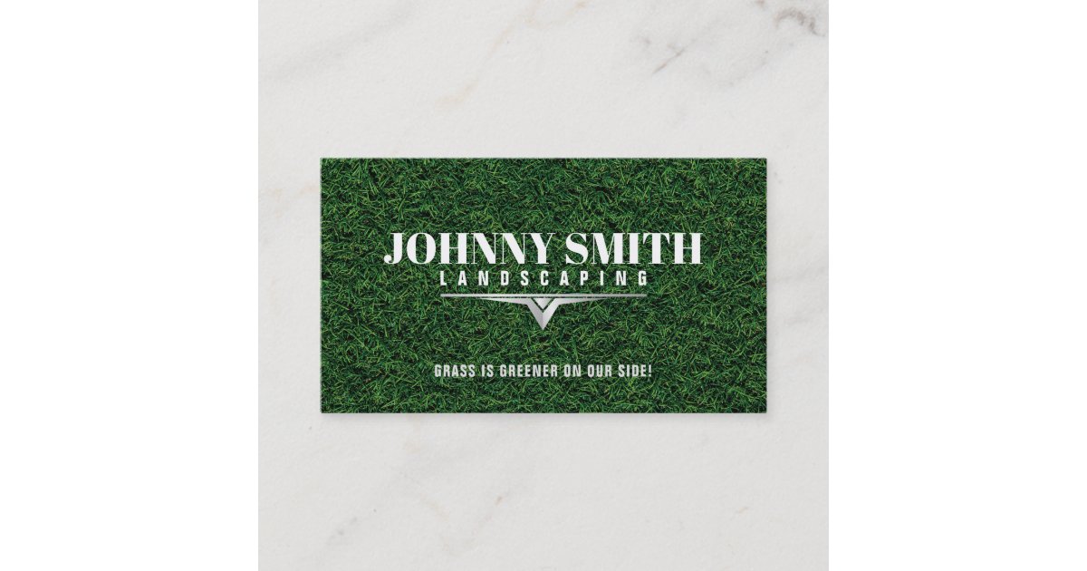 Green Grass Business Cards | Zazzle