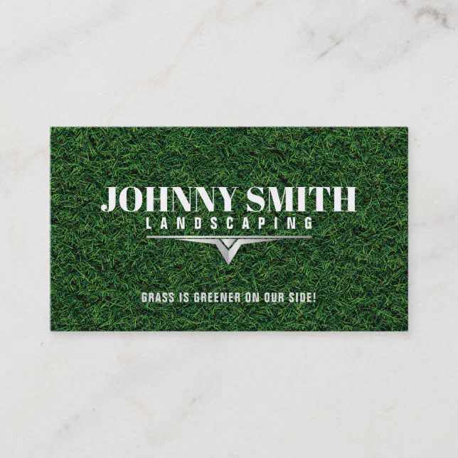 Green Grass Business Cards | Zazzle