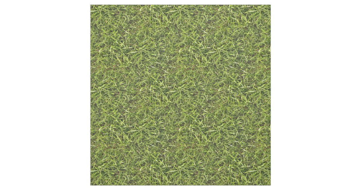 Green Grass Fabric | Zazzle