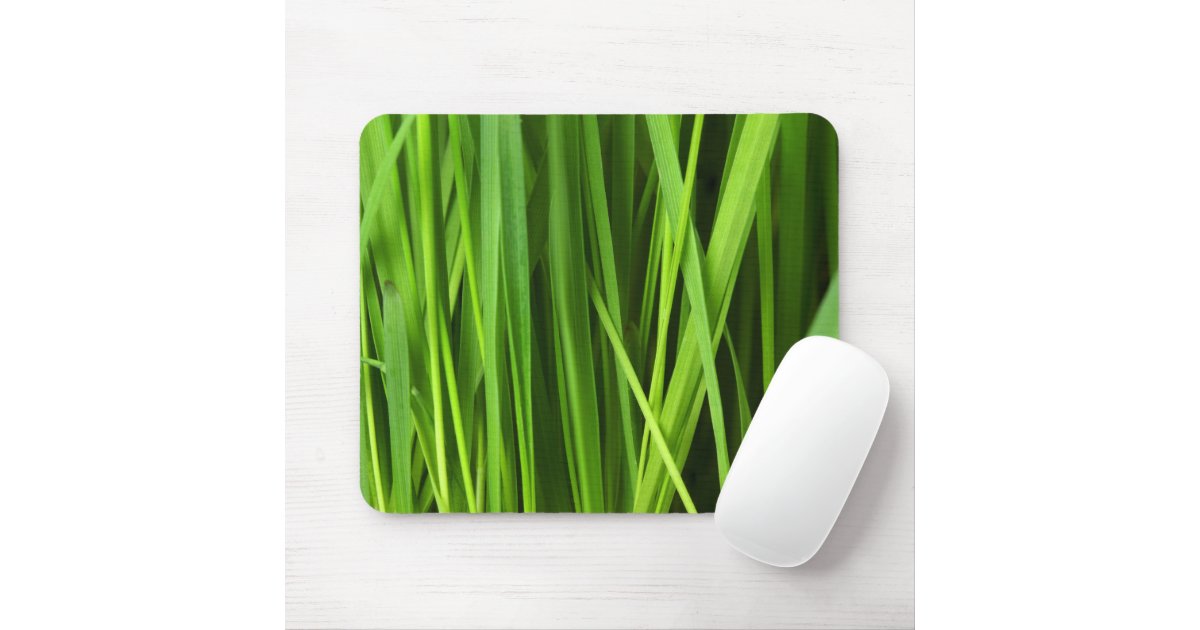 Green Grass, Grass Background, Leaf, Leaves, Plant Mouse Pad | Zazzle