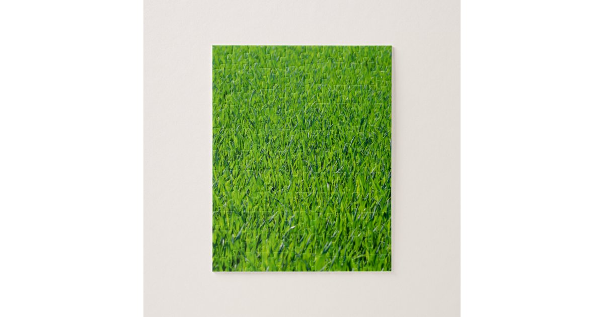 Green grass jigsaw puzzle | Zazzle