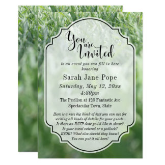 Lawn Party Invitations & Announcements | Zazzle