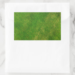 Green Grass Texture Rectangular Sticker | Zazzle