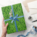 Green grass texture wrapping paper | Zazzle