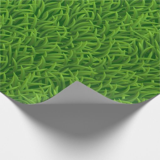 Green grass texture wrapping paper | Zazzle